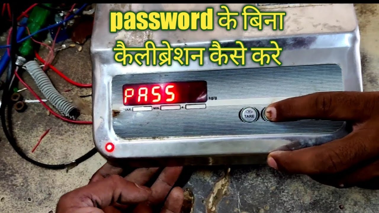 weighing scale calibration||vajan kanta calibration|weighing machine ...