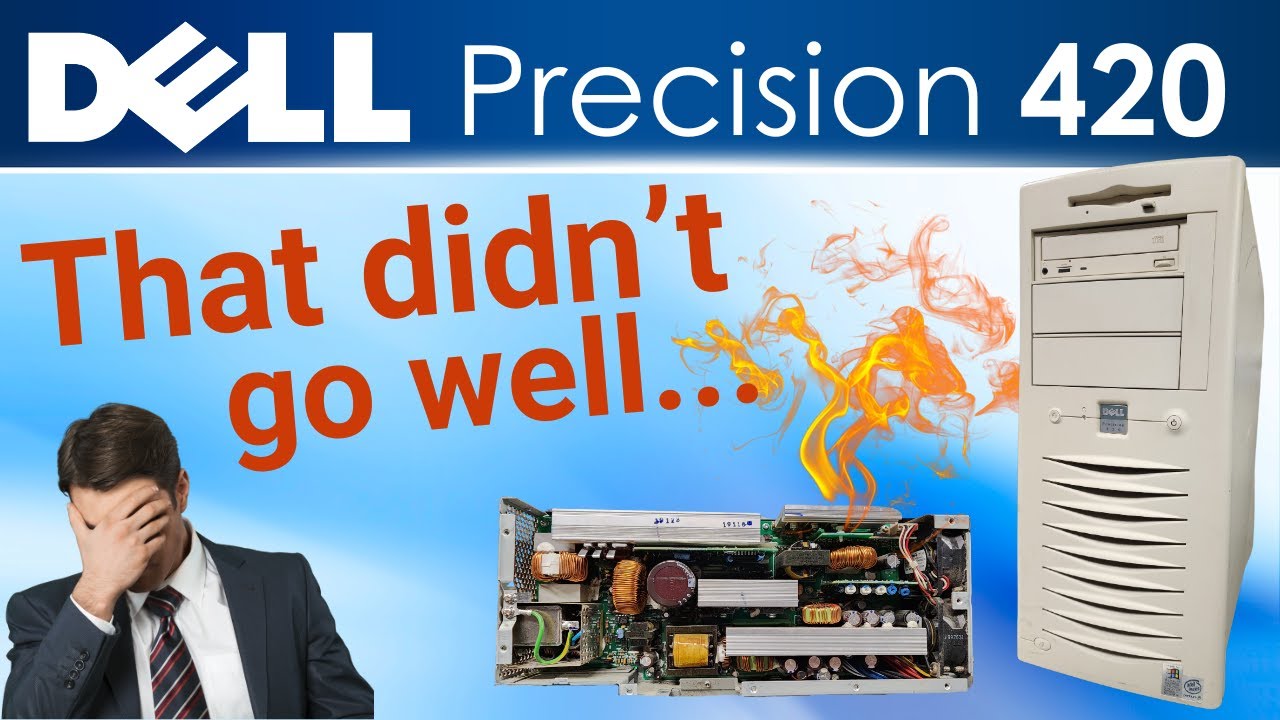 The Dell Precision 420 Workstation from 1999!! - YouTube