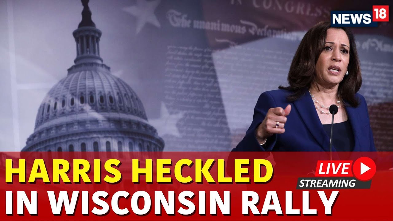 Harris Live | 'Wrong Rally!' Harris Tells Hecklers To Go To 'The ...