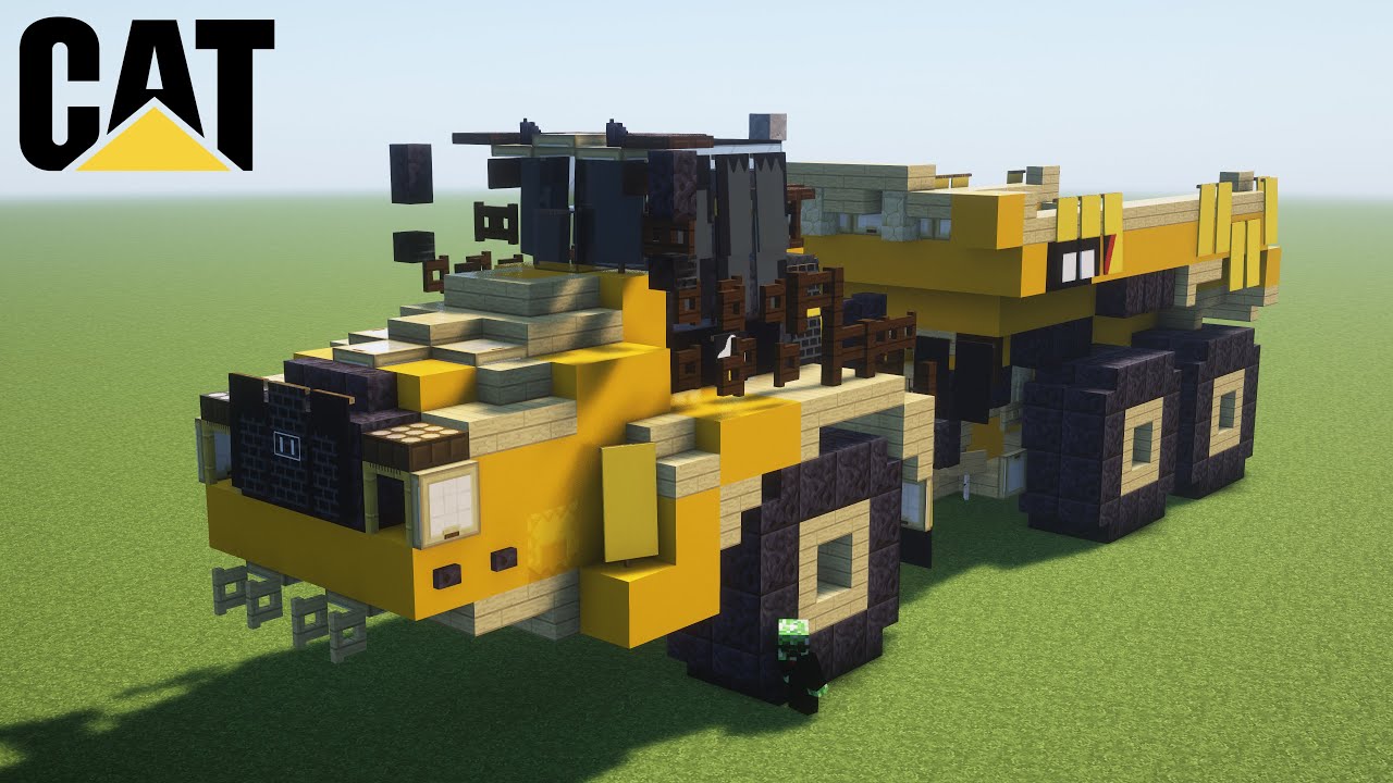 Minecraft Caterpillar Articulated Haul Truck Tutorial - YouTube