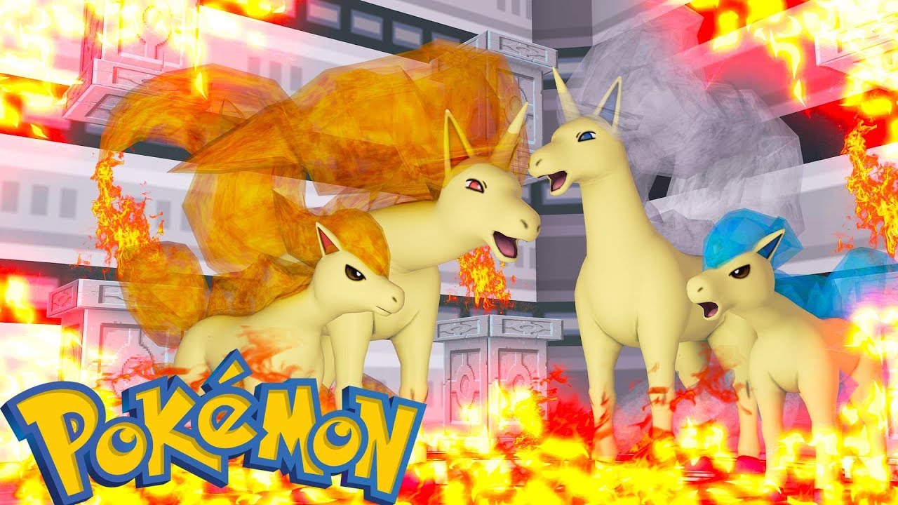 WHO'S YOUR FAMILY? SHINY PONYTA, RAPIDASH E SHINY RAPIDASH NO MINECRAFT ...