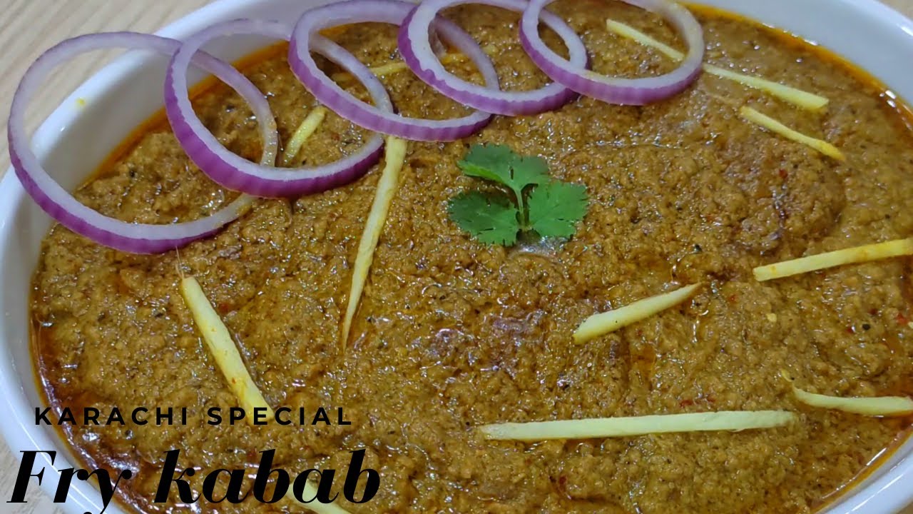 Karachi Fry kabab Recipe | Burns road fry kabab | waheed kabab| - YouTube