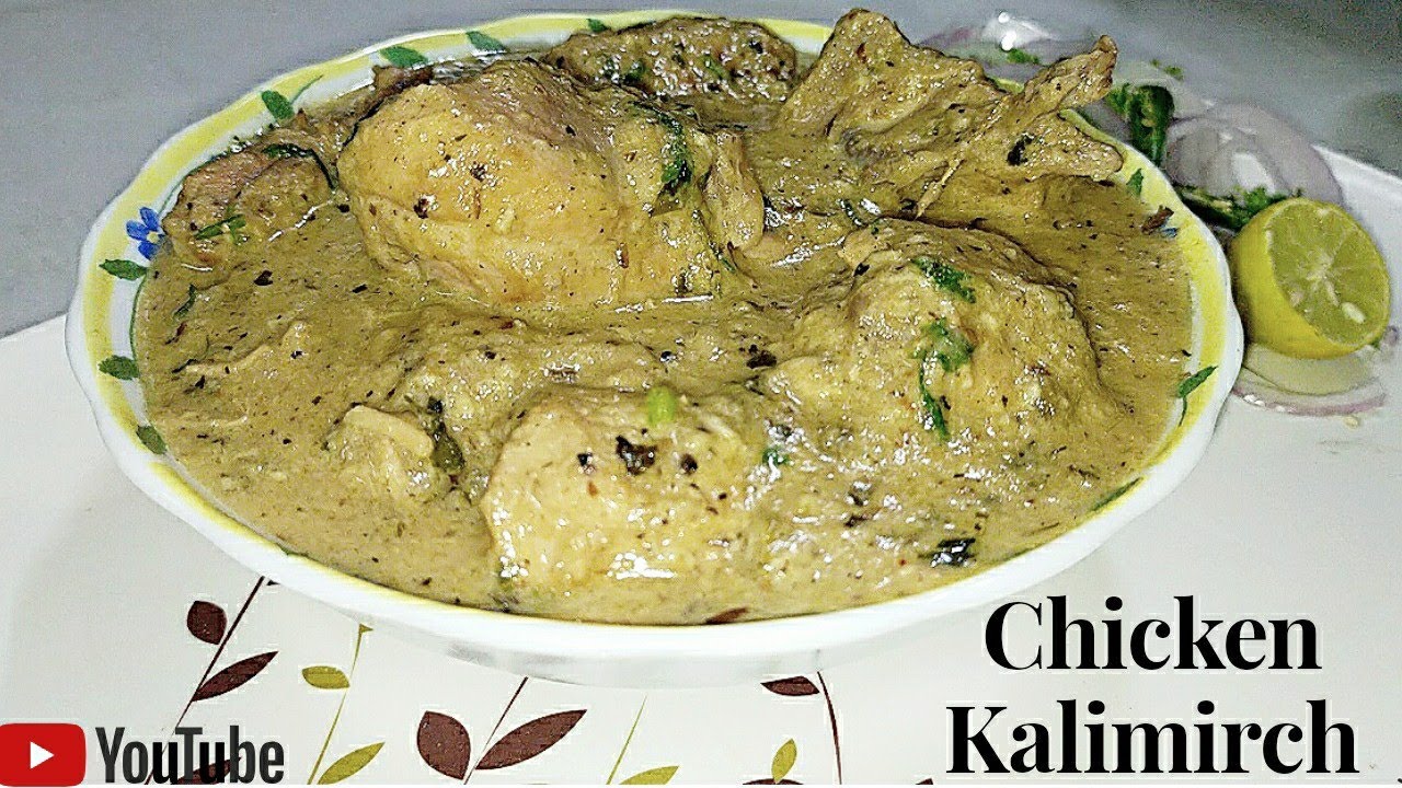 Restaurant Style Chicken Kalimirch|Black Pepper Chicken Curryचिकन ...