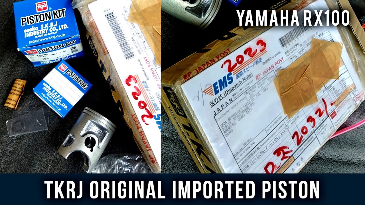 Original Imported TKRJ Piston | Yamaha RX100 - YouTube