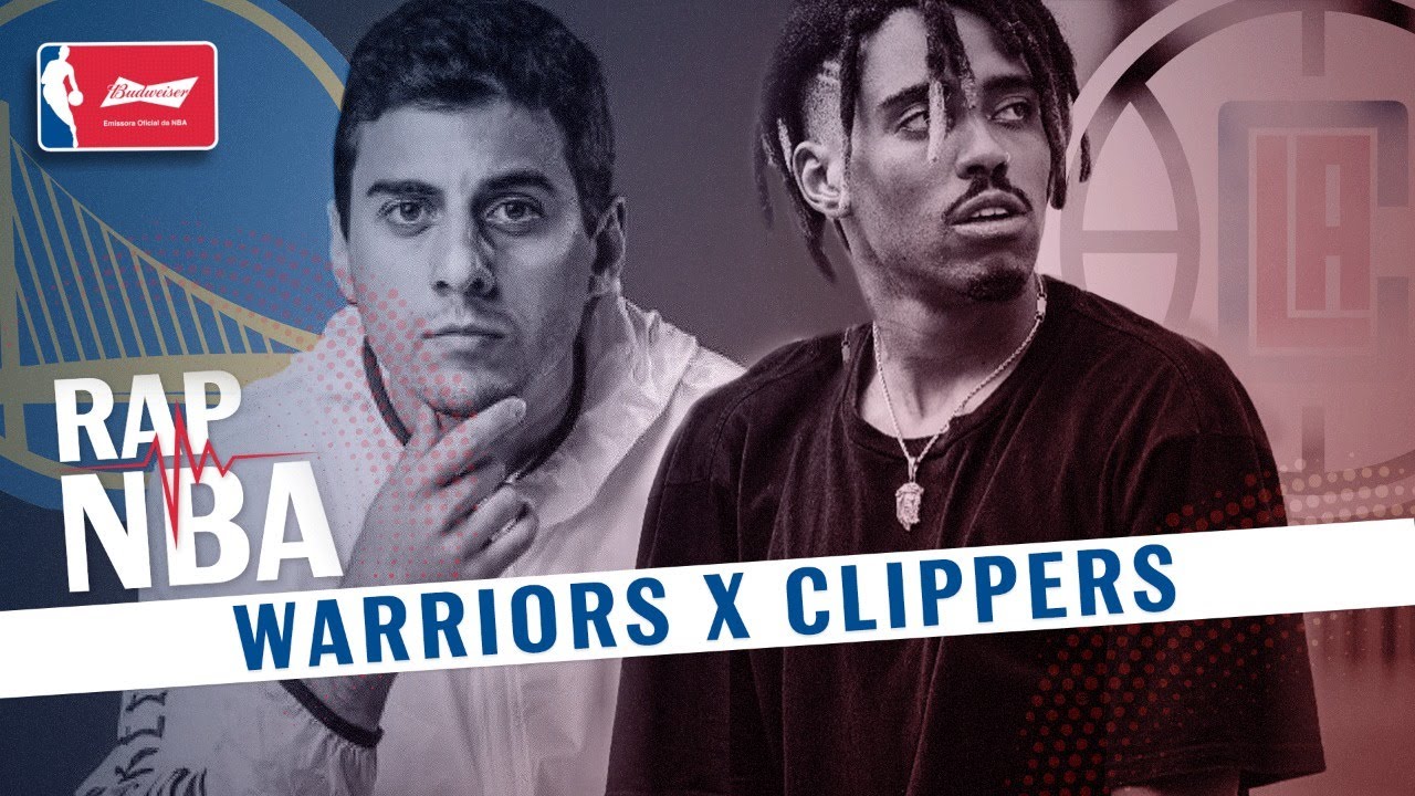 WARRIORS X CLIPPERS - RAP NBA | Batalha de rima com Fabio Brazza e ...