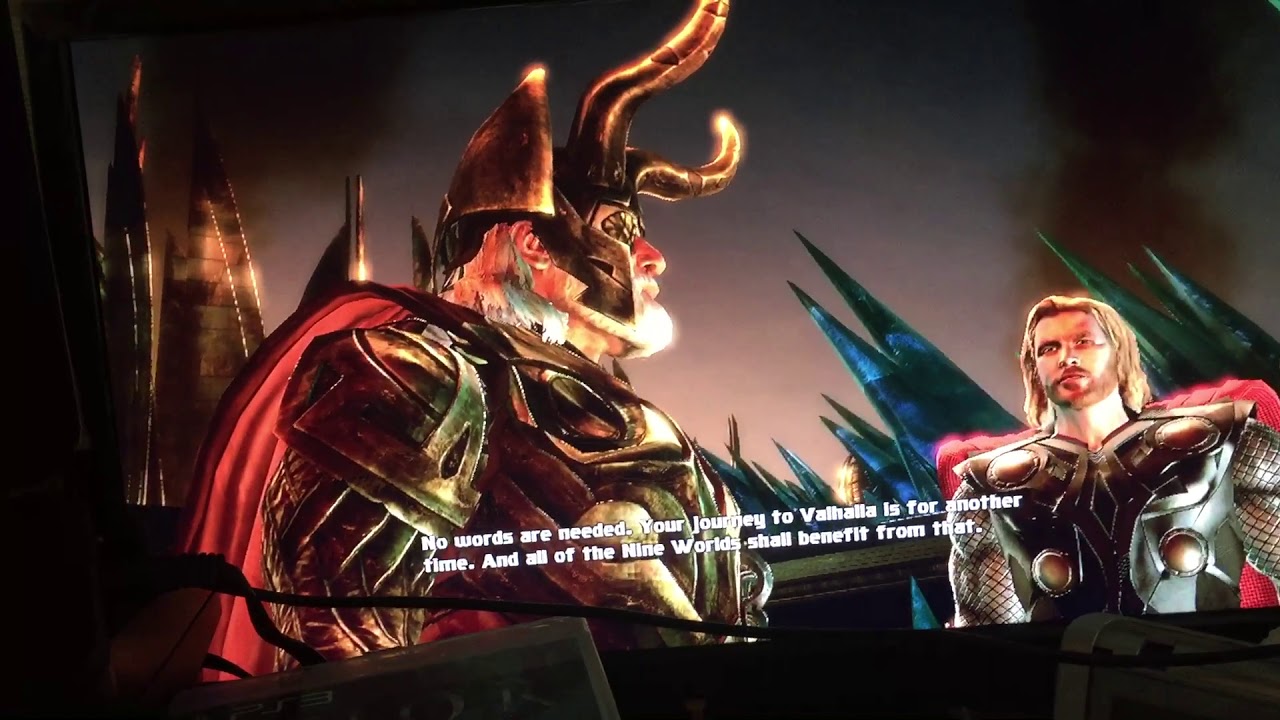 Marvel’s Thor God Of Thunder Video Game finished all moment - YouTube