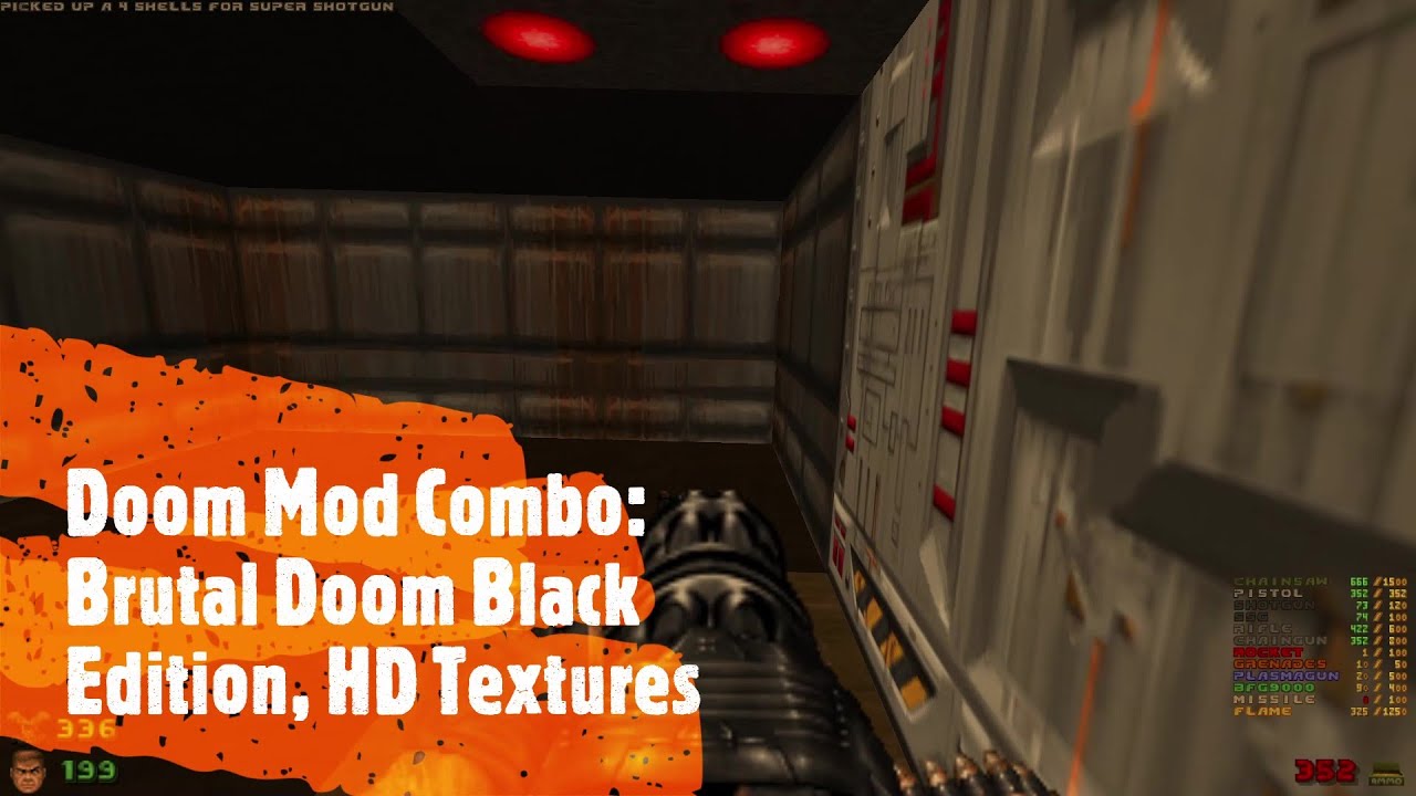 Brutal Doom Black Edition HD Textures Combo - YouTube