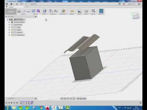Autodesk Fusion 360 Tutorial.....How To Use Replace Face Tool In ...