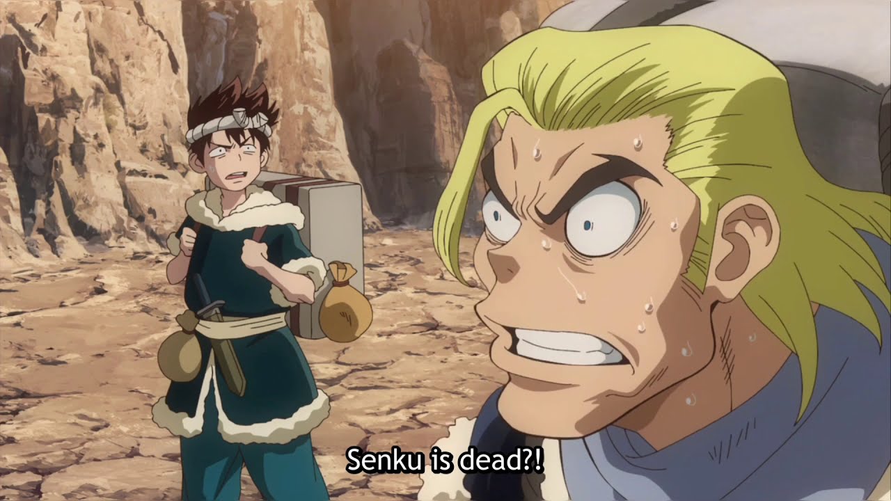 dr stone wars latest episode 2 Senku first cell phone communication ...