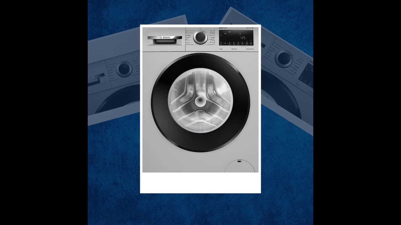 Bosch WGA1320SIN Series 6 washing machine, front loader 8 kg 1200 rpm ...
