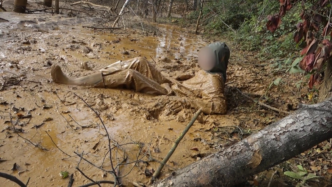Nora anton and rainwear in waist deep mud 4 - YouTube