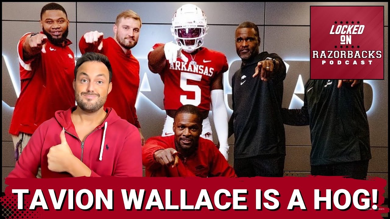 Tavion Wallace Commits To The Razorbacks! - YouTube