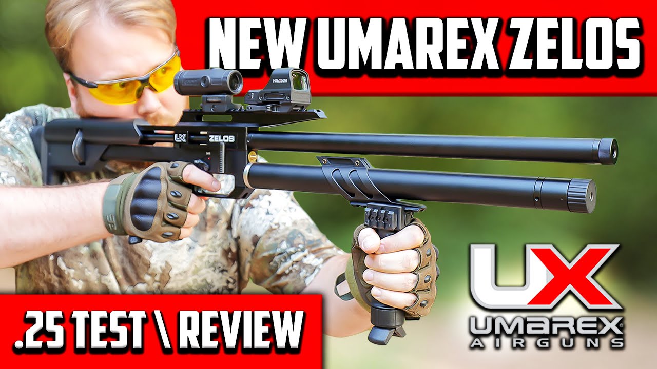 Umarex Zelos .25 PCP Air Rifle (2024) Detailed Review & Shooting Test ...