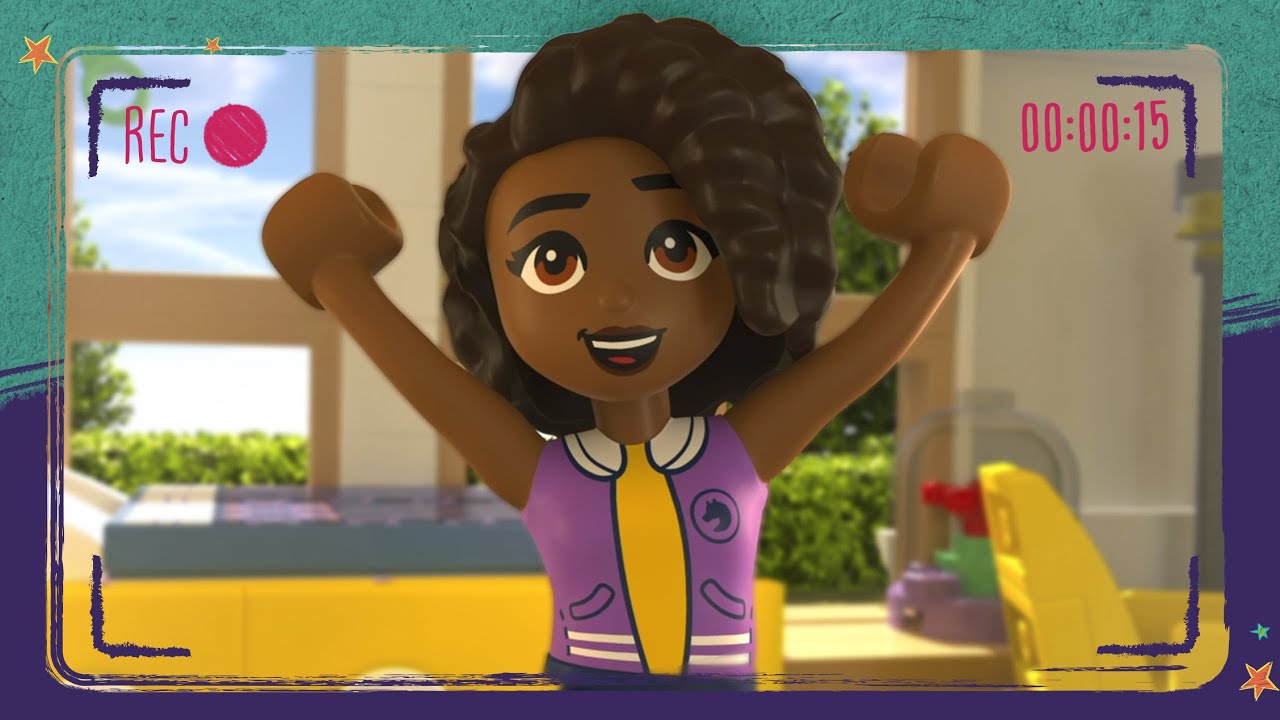 Get ready for school challenge with Aliya | LEGO Friends Trivia Series ...