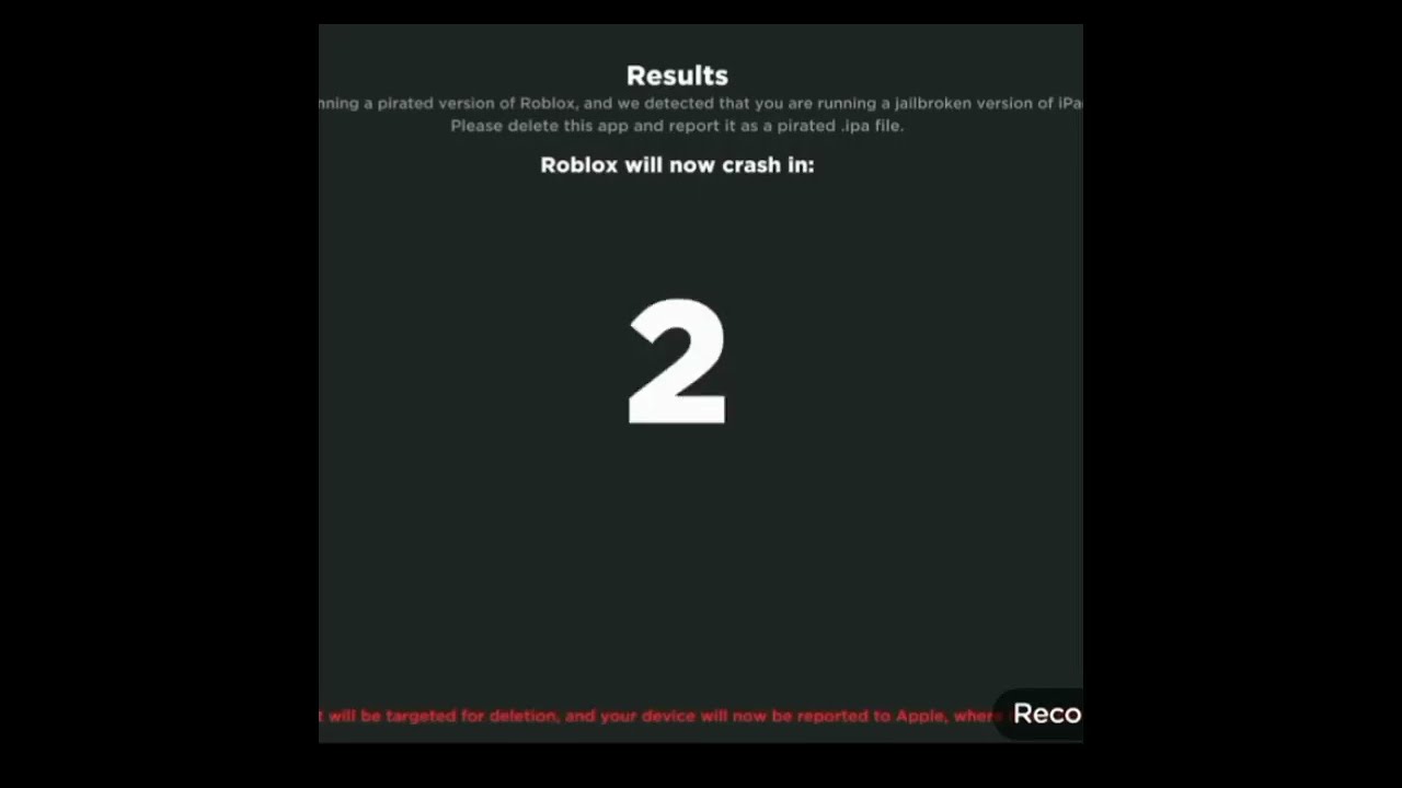 Roblox anti piracy screen (fake) - YouTube