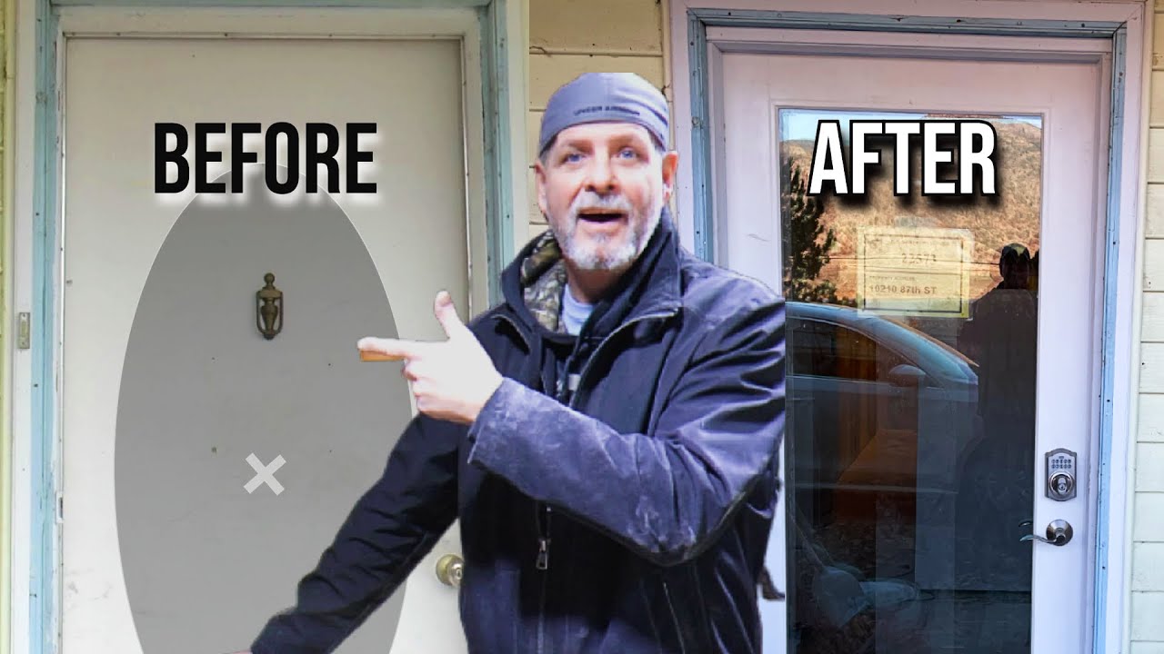How To Remove EXTERIOR DOOR - YouTube