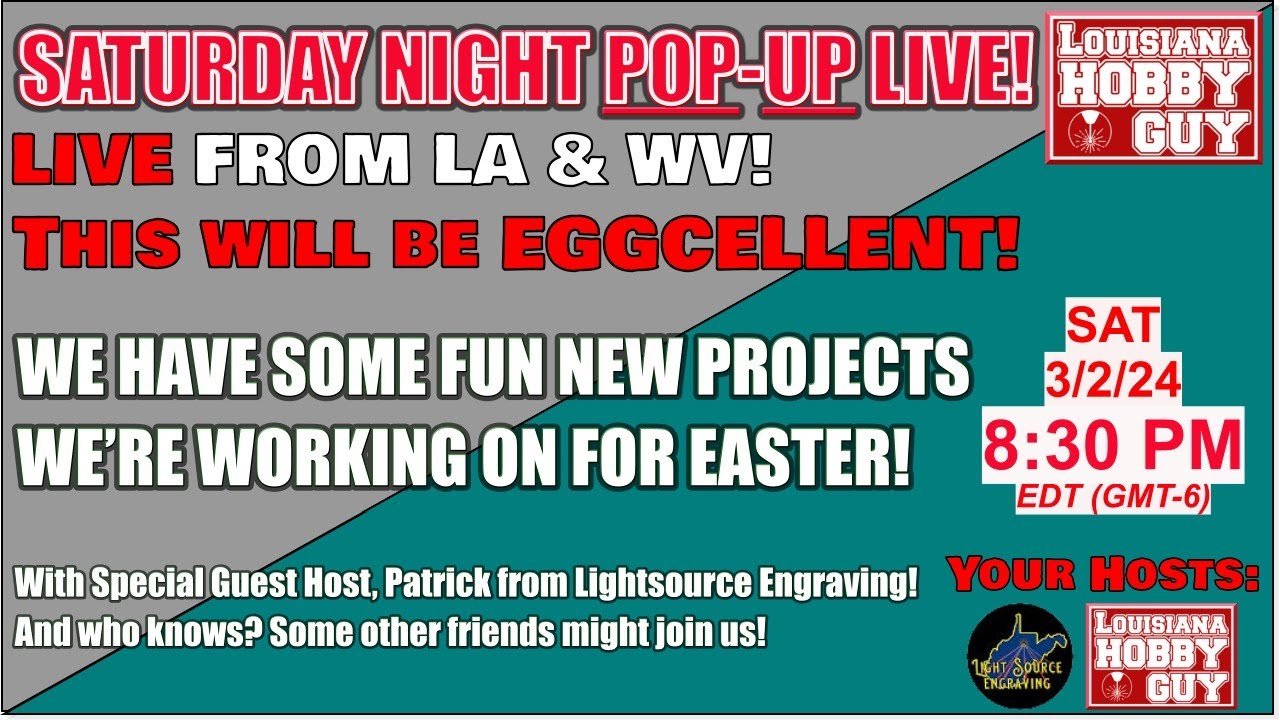 SATURDAY NIGHT POP-UP! - YouTube