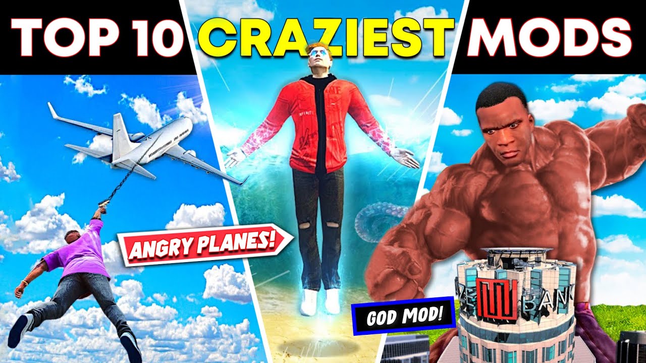 TOP 10 *MIND BLOWING* GTA 5 MODS You Must Try | CRAZIEST MODS EVER ...