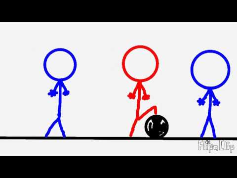 flipaclip stickman soccer goalkeeper - YouTube