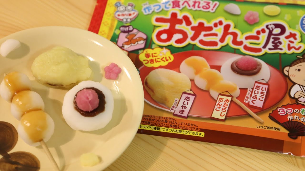 DIY Japanese Candy #026 Meiji Odangoyasan(dango,taiyaki,ichigo daifuku ...