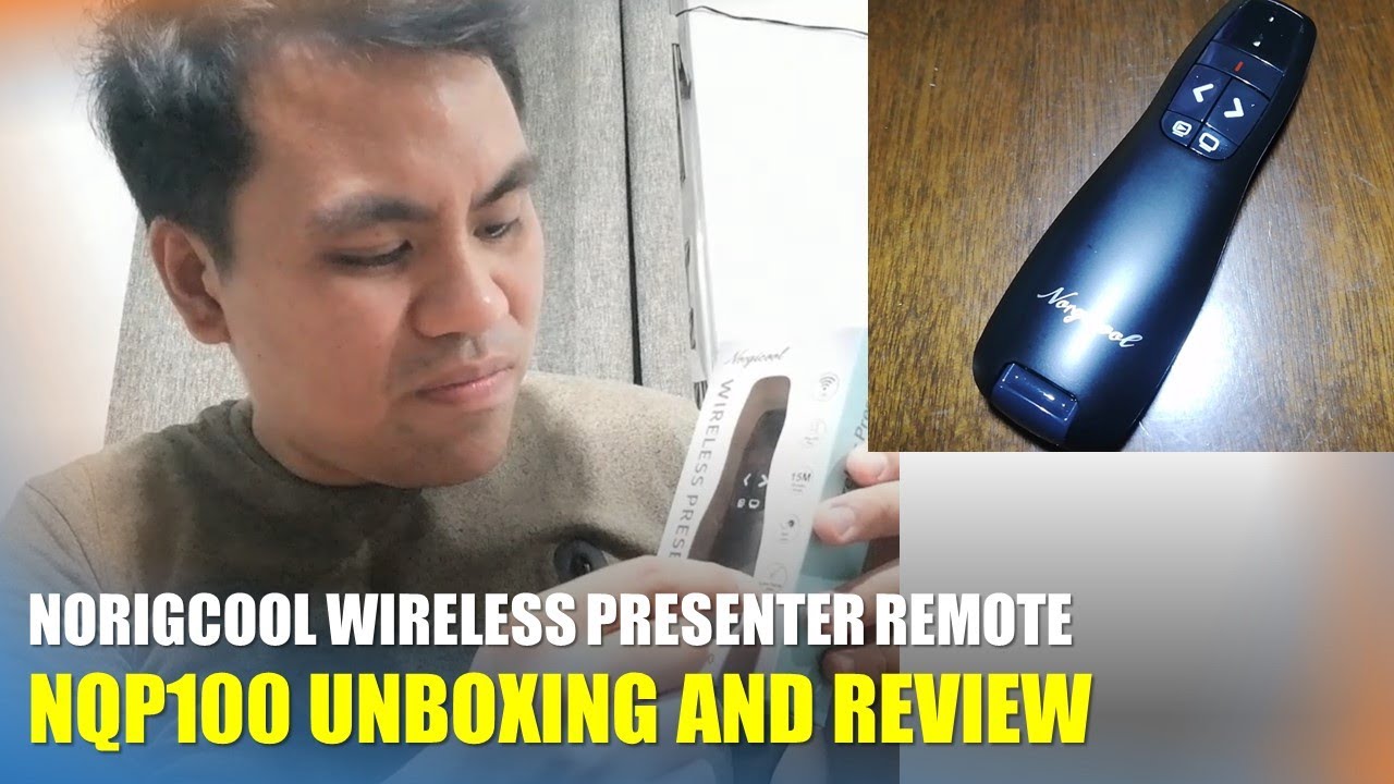 Norgicool Presenter Remote NQP100 Unboxing and Review - YouTube