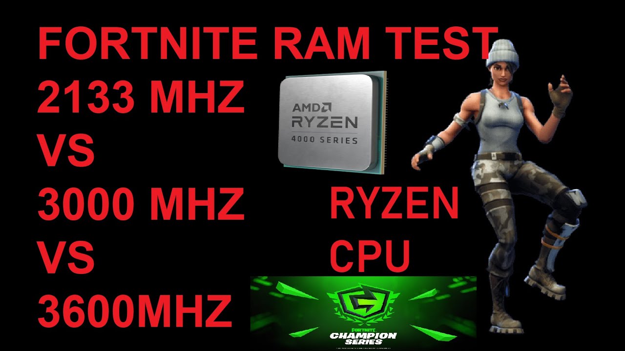 How much does RAM SPEED matter for Fortnite? | Competitive settings ...