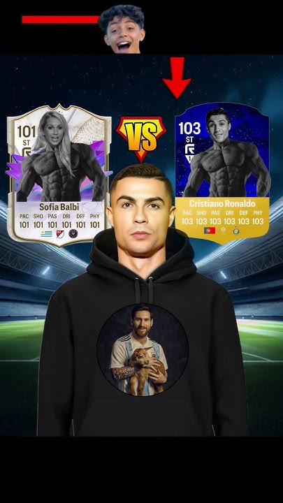 FIFA 24 GigaChad Ronaldo Family 😎🐐 vs GigaChad Suarez Family 😍🔥 - YouTube