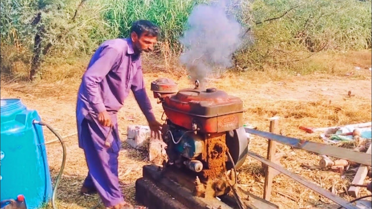 "Cold Diesel Engine Pakistani Mechanic Hacks Diesel Startup on Coldest ...