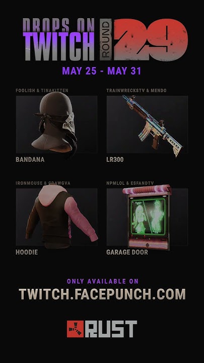 Twitch Drops 29 x Rust Kingdoms x Rustoria - YouTube