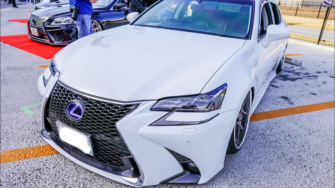 (4K)LEXUS GS 450h VIPCAR レクサス GS450h カスタム スタンスネーション群馬 - STANCENATION ...
