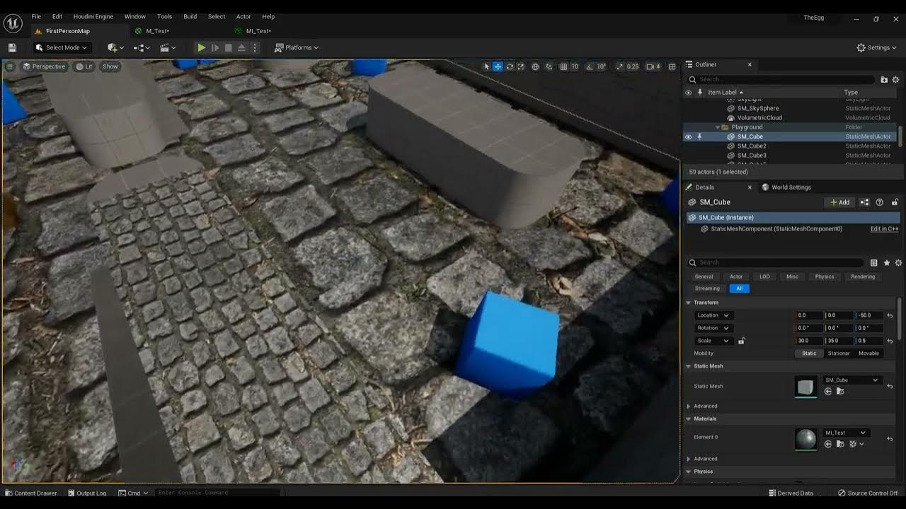 Different simple ways to blend textures in Unreal engine 5 | Unreal engine beginner tutorials ...