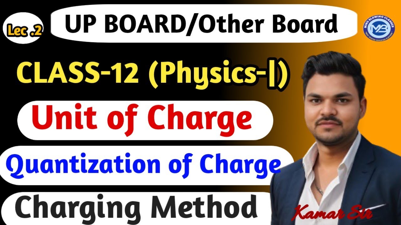 Unit of Charge||Quantization of Charge||Charging Method||Class 12 ...