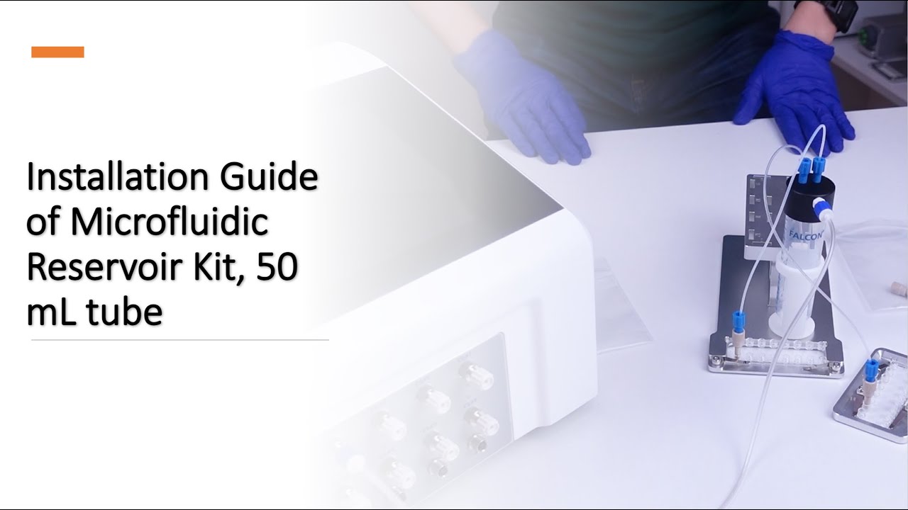 Microfluidic Reservoir Kit for 50 mL Tube from PreciGenome - YouTube