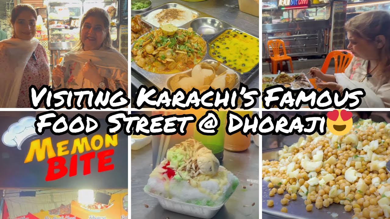 Vlog # 17 - Visiting Karachi’s Famous Food Street @ Dhoraji😍 - YouTube