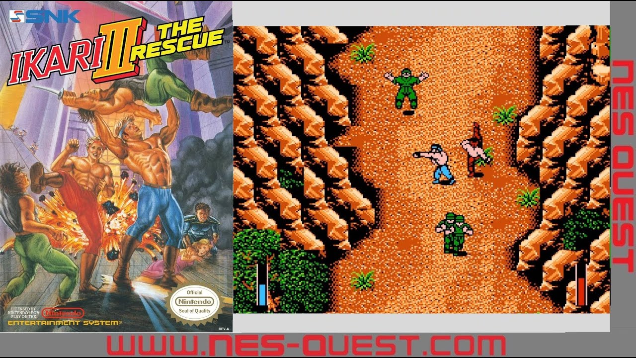 0565: Ikari 3: The Rescue [2-PLAYER!!!] - NES Quest: Playing EVERY ...