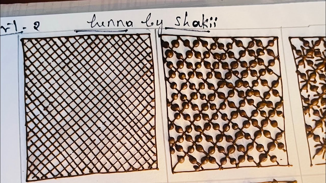 Basic filling design ||indian design#hennnatutorial#bridal henna ...