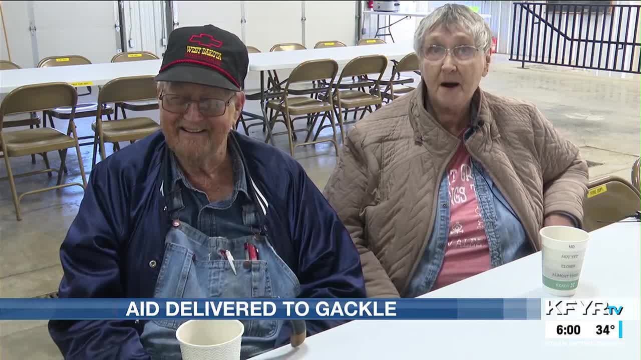 Gackle community comes together through power outage following ice ...