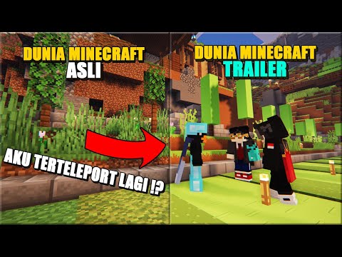 AKU TERJEBAK DI DUNIA TRAILER MINECRAFT !! Lah Kok Ketemu @MoenD!?