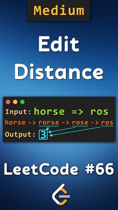Edit Distance Çözümü Leetcode Youtube