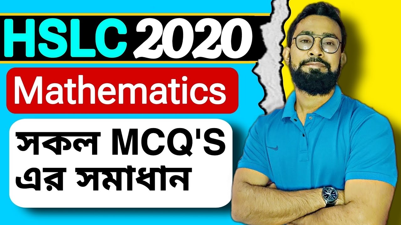 HSLC 2020|Maths question paper solution|JJ Class Of Learning - YouTube