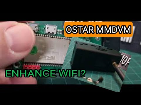 OSTAR MMDVM , WIFI Antenna Mod - YouTube