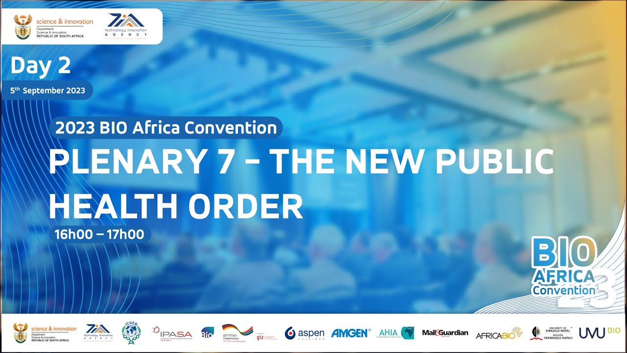 PLENARY 7 - The New Public Health Order - YouTube