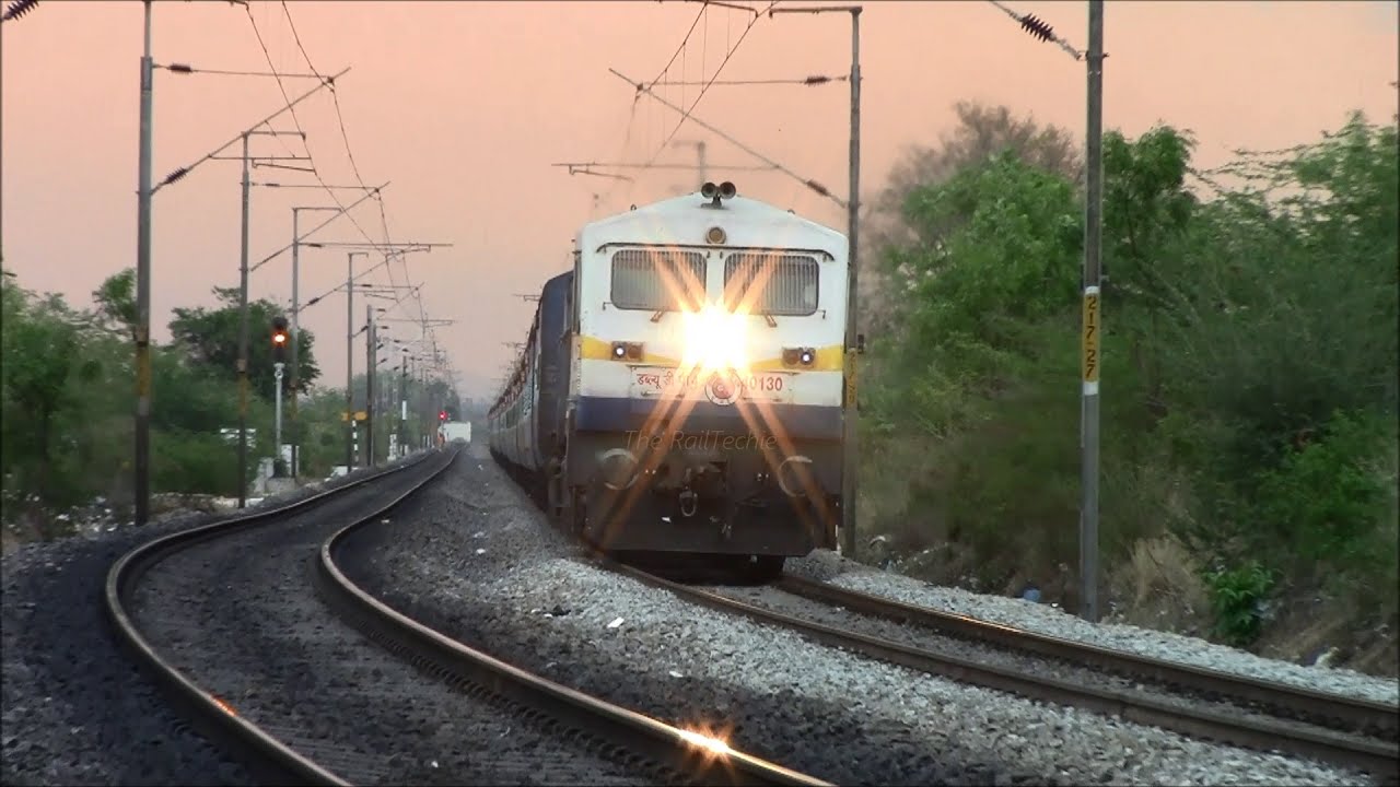 Beautiful Indian Railways! WDP 4D Hauled Narayanadri Express! - YouTube