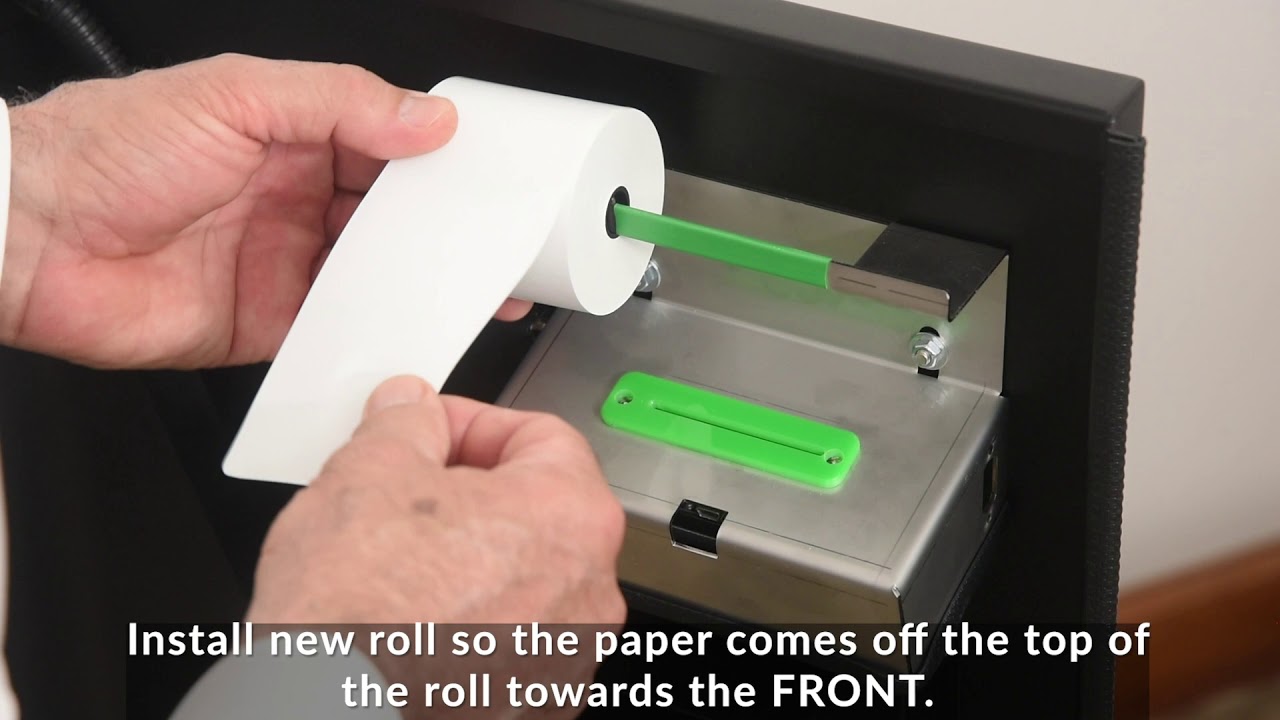 Magner Self-Service Coin - Changing Receipt Paper - YouTube