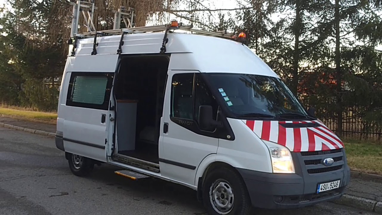 FORD TRANSIT MOBILE WORKSHOP, SERVICE CAR, POJÍZDNÁ DÍLNA - YouTube