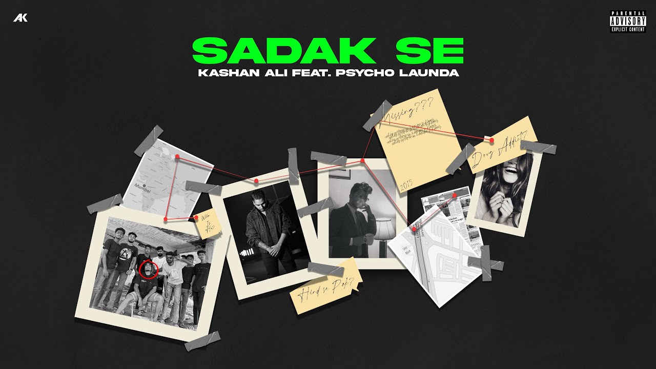 Kashan Ali - Sadak Se feat. Psycho Launda | Prod. HAMMAD (Official ...