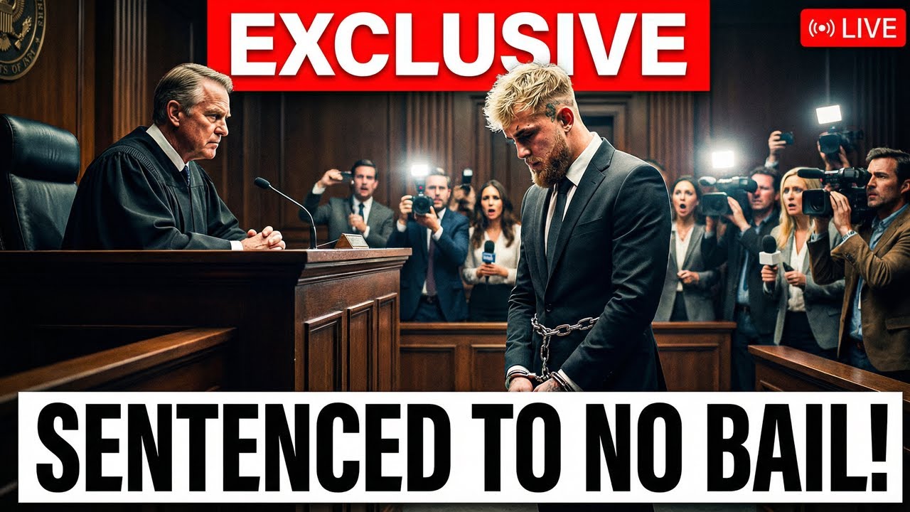 "NO BAIL! Jake Paul Appears In Chains As Judge Denies Release! (Leaked ...