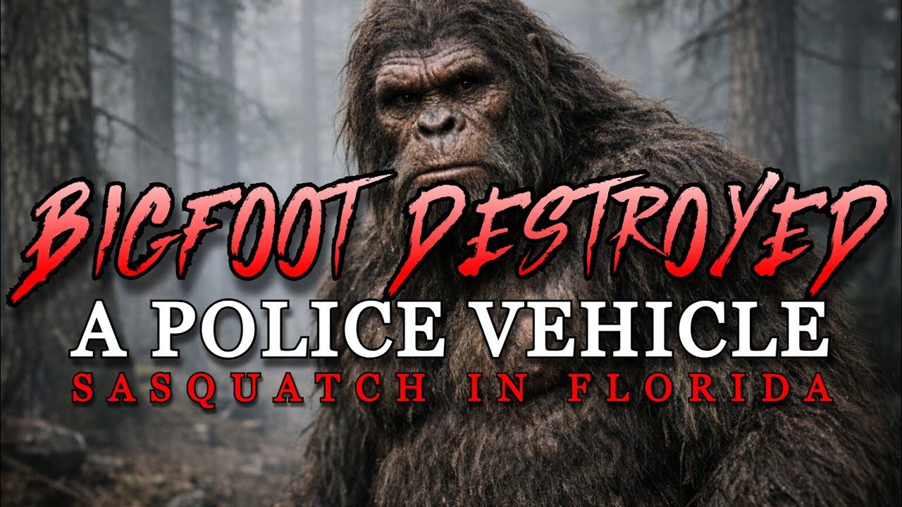 BIGFOOT DESTROYED A POLICE CRUISER: SASQUATCH IN FLORIDA - YouTube