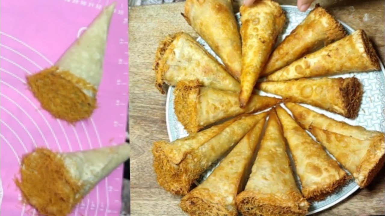 Samosa cone recipe l kema cone samosa with perfect filling.. - YouTube