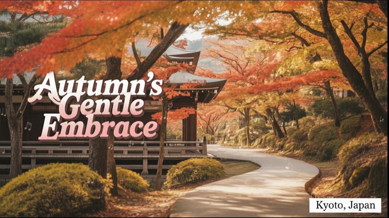Relaxing Autumn Scenery in Japan 🍁 | Nature Sounds & Calm Piano Music ...